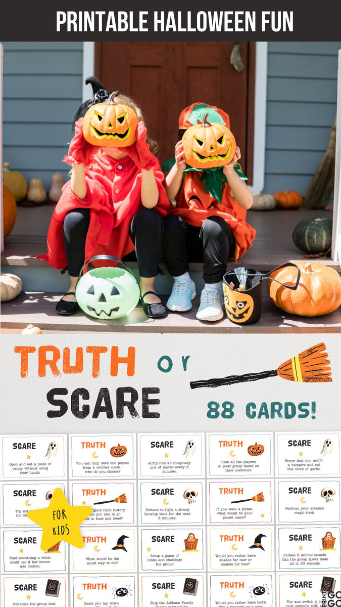 Play Halloween Truth or Scare - The Fun Halloween Party Game! – Print GoGo
