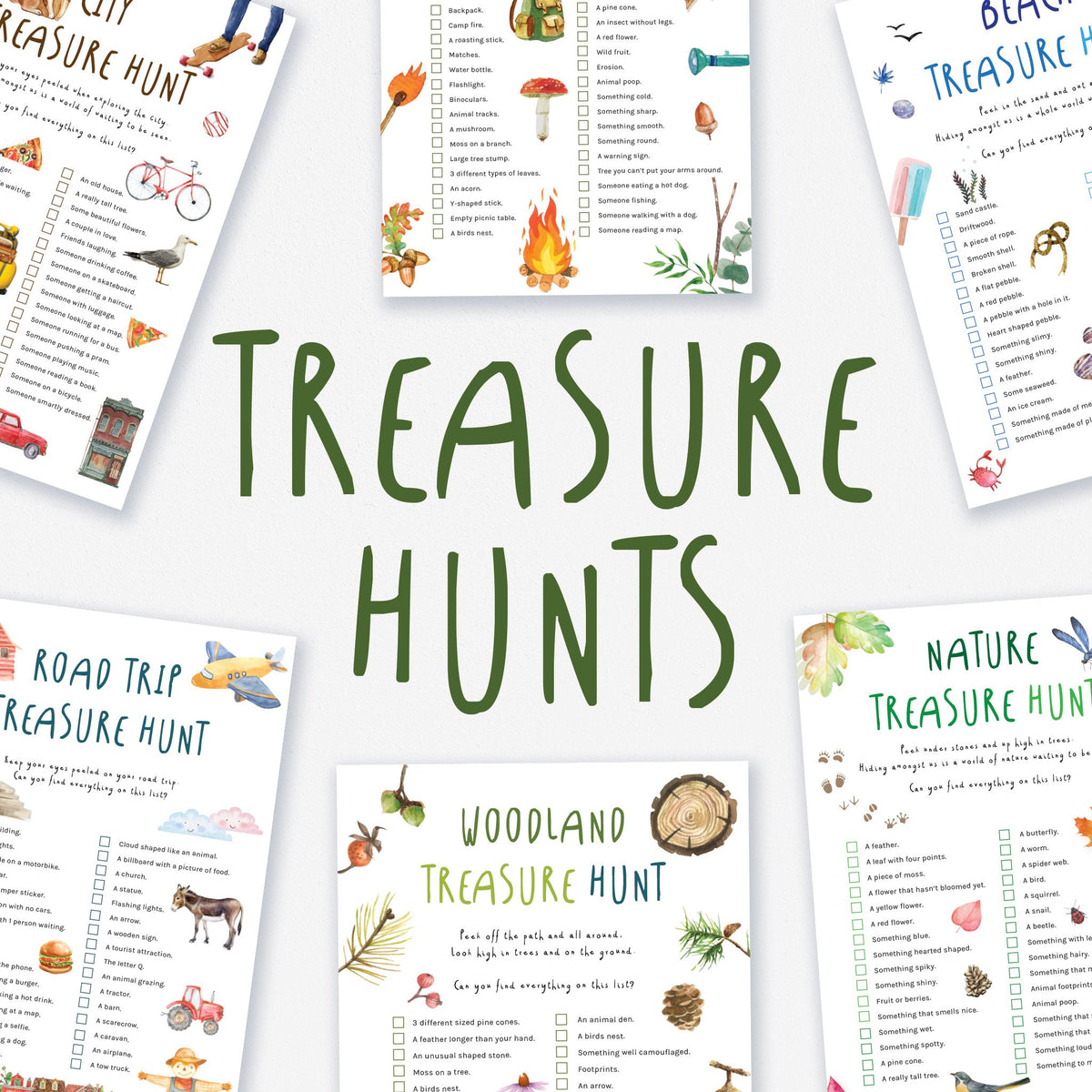 Treasure Hunts - Fun and Whimsical Themed Scavenger Hunts for Kids ...