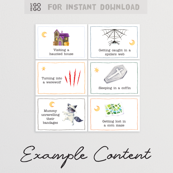 Halloween Act It, Draw It - The Family Party Game of Guessing Phrases ...