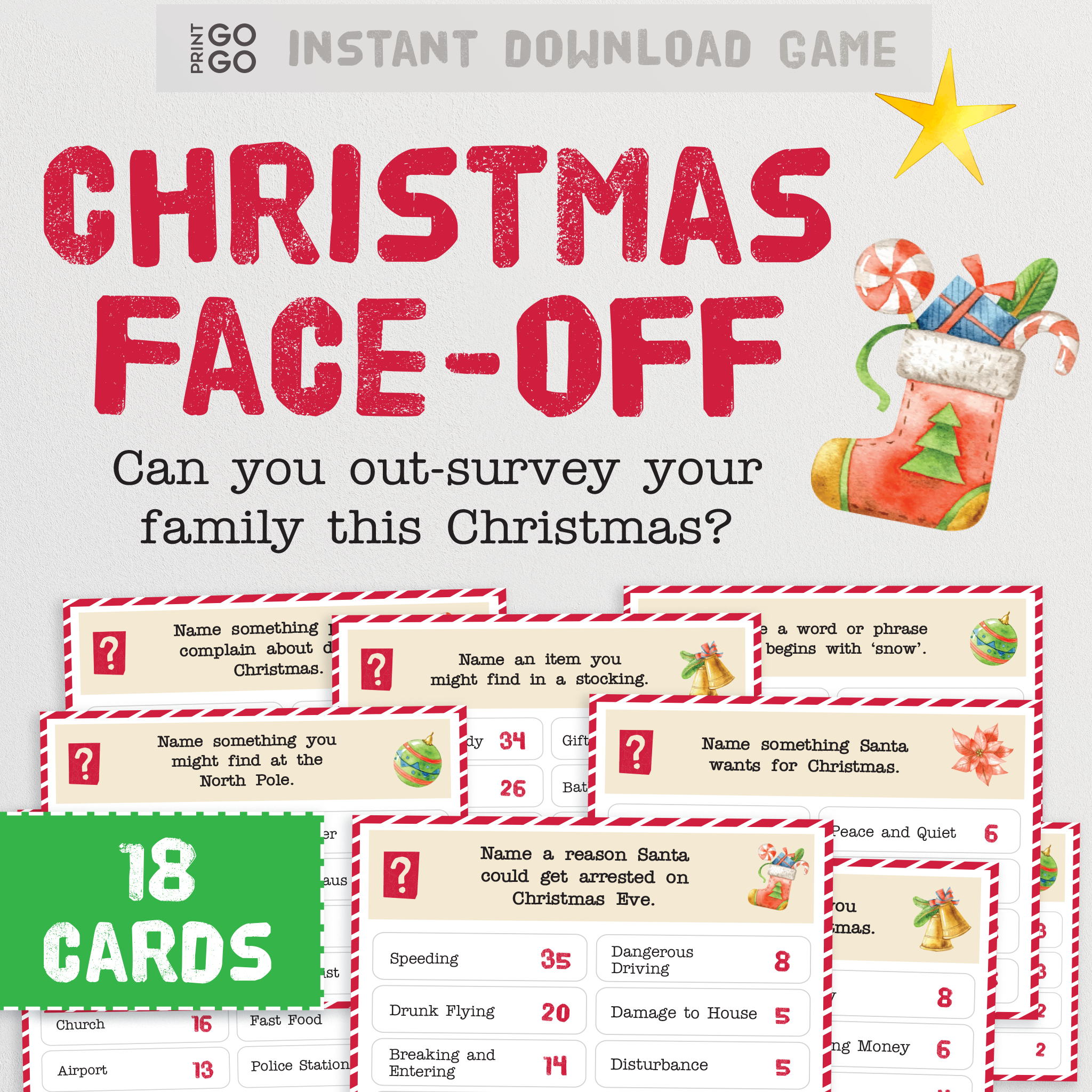 🎄 Christmas Face-Off! Can You Out-Survey Your Family This Holiday ...
