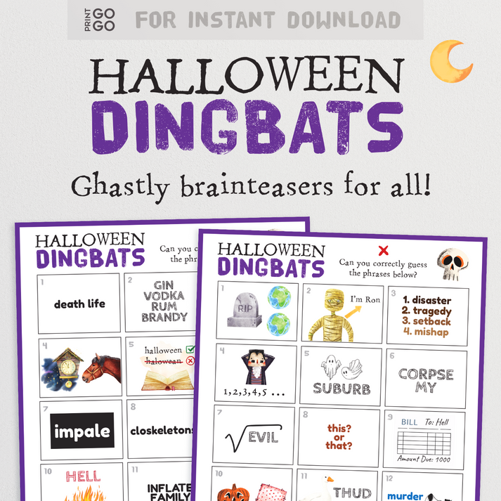 Halloween Dingbats Quiz - A picture is worth a thousand screams ...