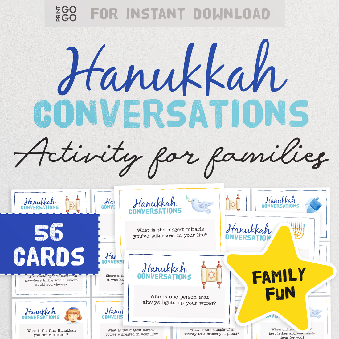 Hanukkah Conversation Cards - A Meaningful Activity for Families ...