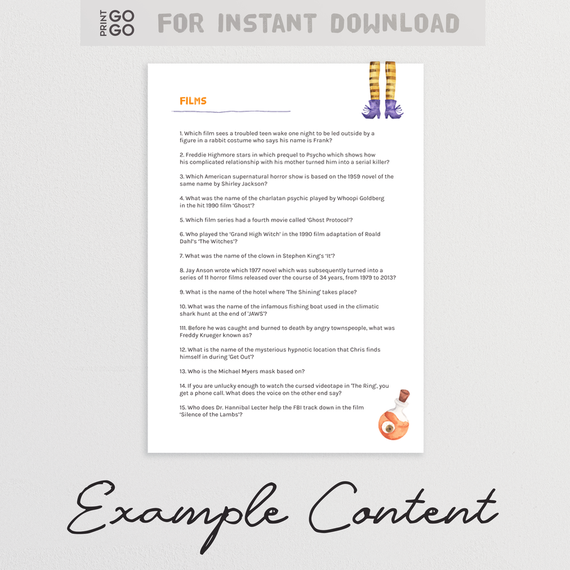 Halloween Trivia - 60 Spooktacular General Knowledge Quiz Questions ...