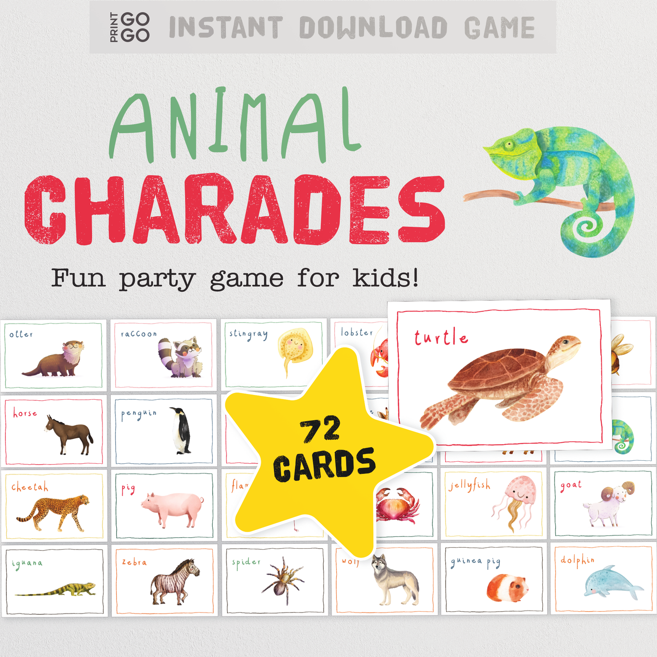 Animal Charades - Hilarious Game of Acting Out and Guessing Creatures ...