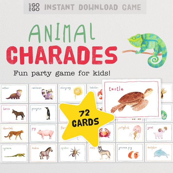 Animal Charades - Hilarious Game of Acting Out and Guessing Creatures ...