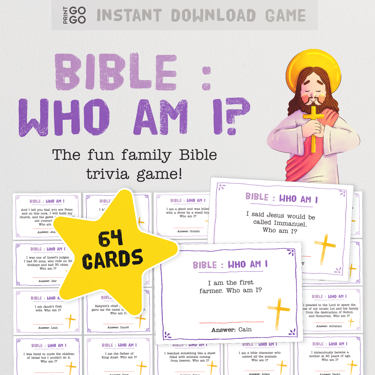 Bible Who Am I - The Fun Christian Party Game That's Always a Hit ...