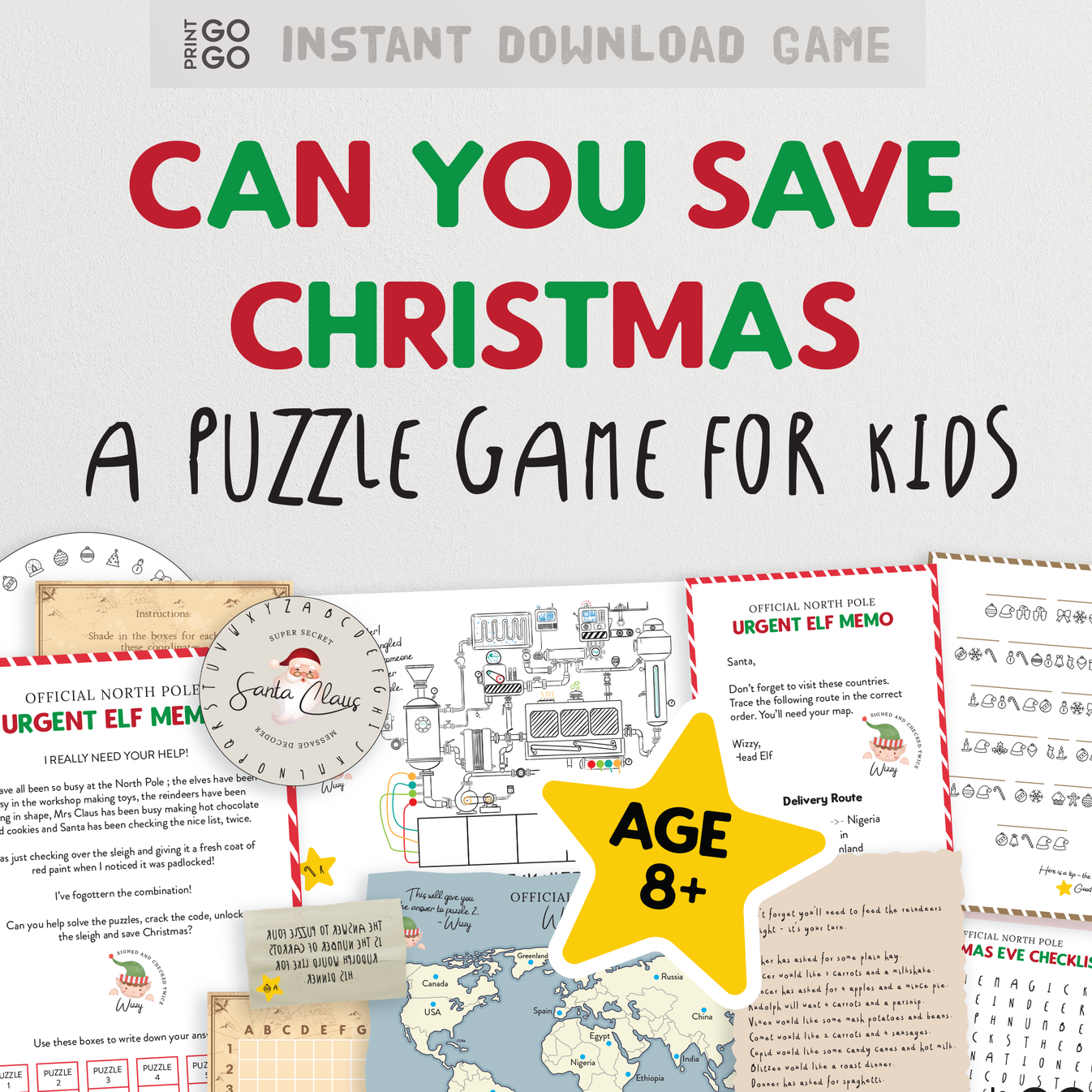 Can You Save Christmas? - The Fun Christmas Escape Room for Kids ...