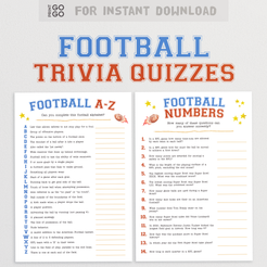 American Football Trivia Quizzes - Printable Super Bowl Party Games ...