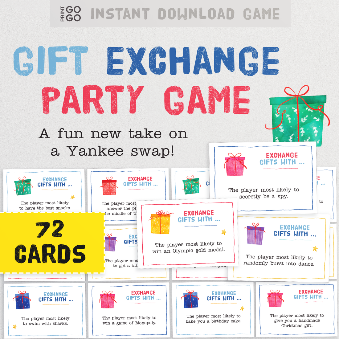 Gift Exchange Party Game - The Hilarious White Elephant Group Game ...