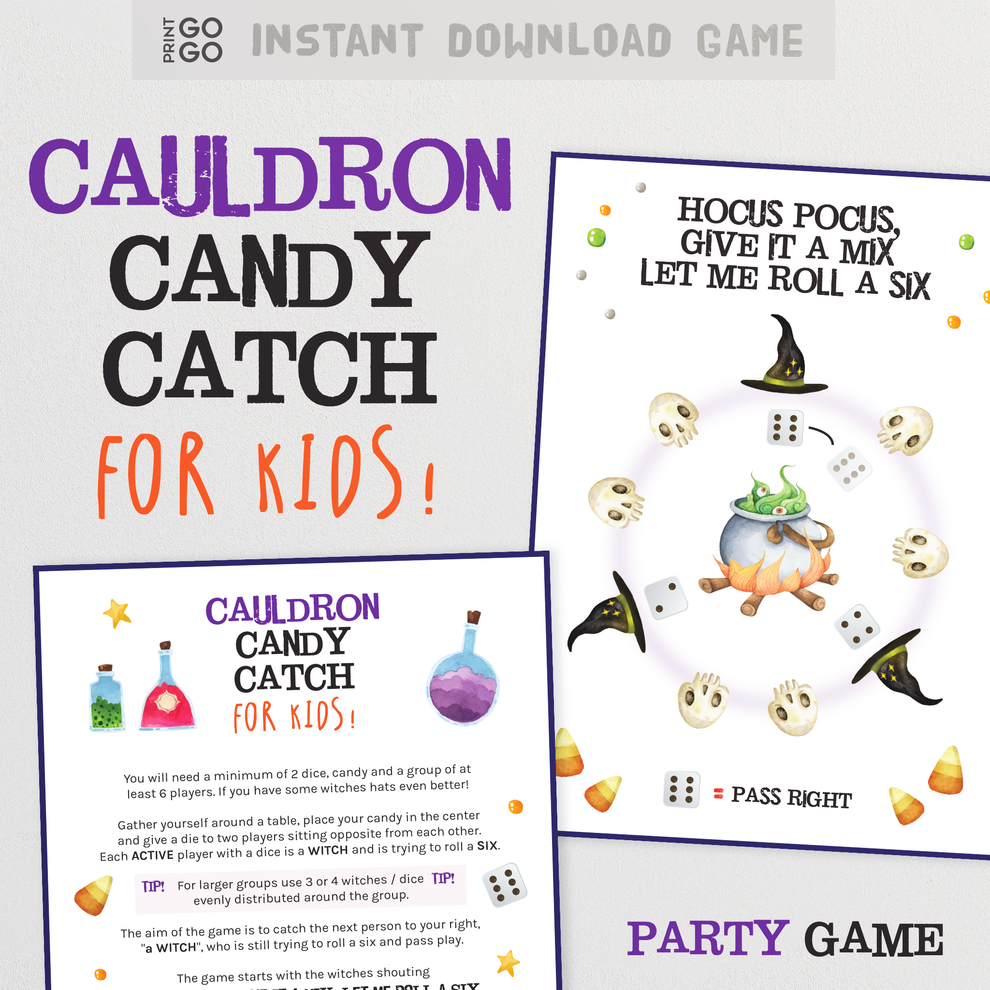 Cauldron Candy Catch - The Fun and Frantic Halloween Candy Dice Game ...