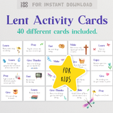 Church Games - Fun Instant Download Printables from Lent to Advent ...