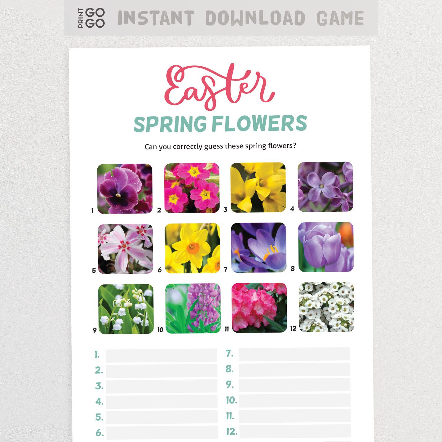 Spring Flowers Picture Quiz - The Fun Trivia Game of Plant Knowledge ...