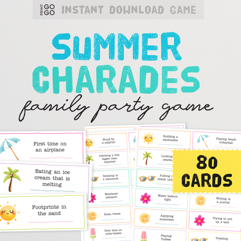 Summer Game Bundle - Fun Group Games For All The Family! – Print GoGo